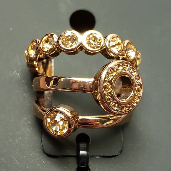 Coach | Jewelry | New Coach Open Circle Ring Set | Poshmark